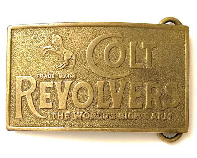 Signed Tiffany & Co / Colt Revolvers Belt Buckle