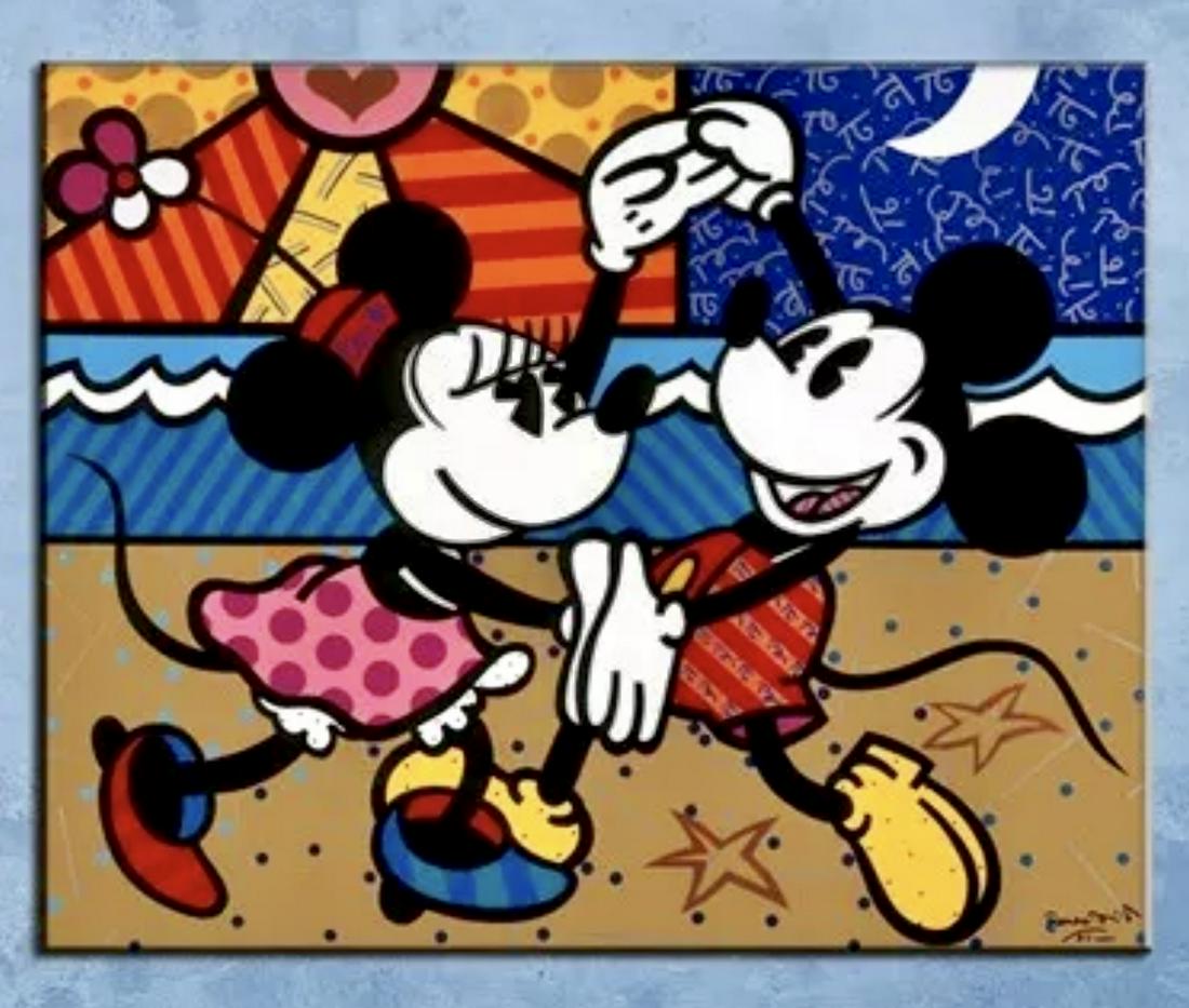 ROMERO BRITTO Mickey Mouse Canvas Art Print - Mar 21, 2020 | South ...