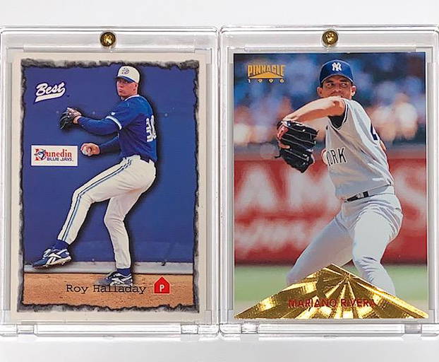 Mariano Rivera & Roy Halladay Rookie Baseball Cards