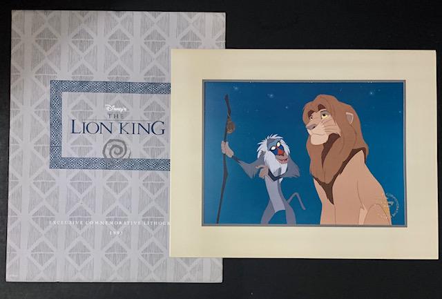 Walt Disney The Lion King Original Movie Lithograph
