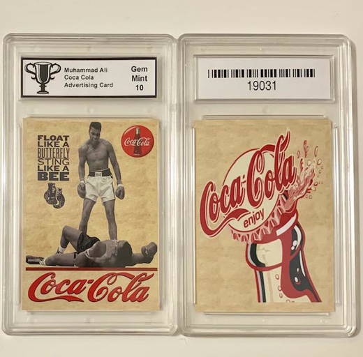 Muhammad Ali Gem 10 COCA-COLA Advertising Card (#0161E) on Jul 23, 2022 ...