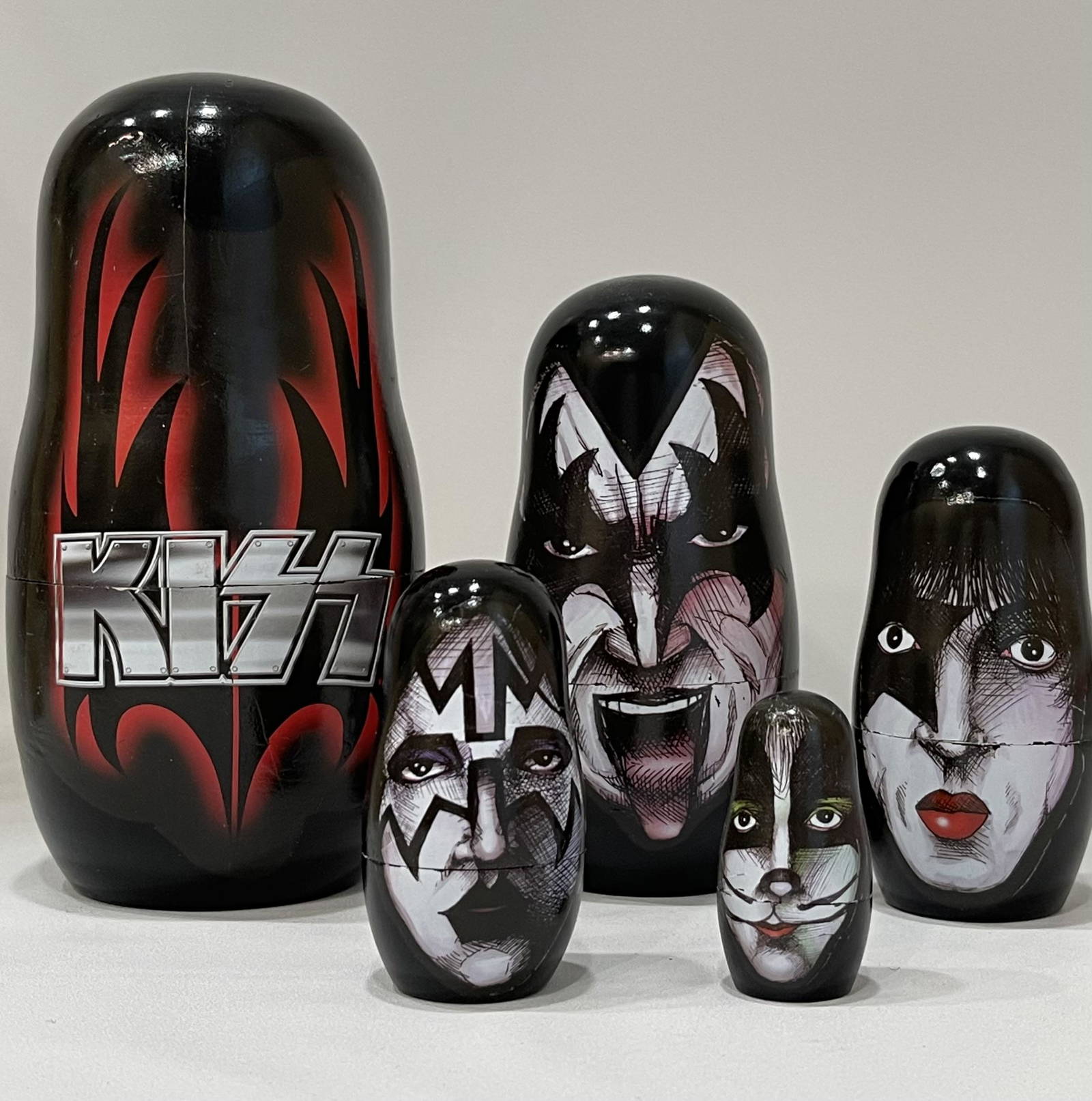 Awesome KISS Rock Band Russian Matryoshka Nesting Dolls (#0212C) on Mar ...