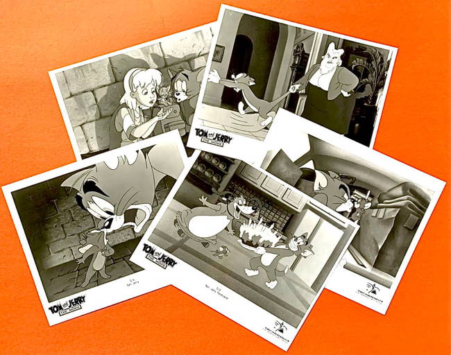 Rare Lot Of 5 Original Tom & Jerry Press Kit Movie Tour Posters