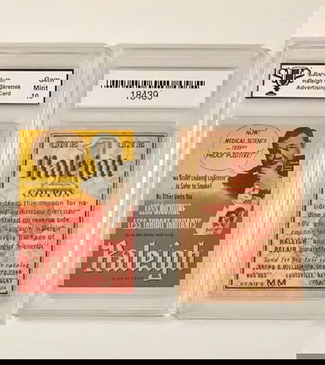 Gem 10 Babe Ruth Tobacco Advertising Baseball Card