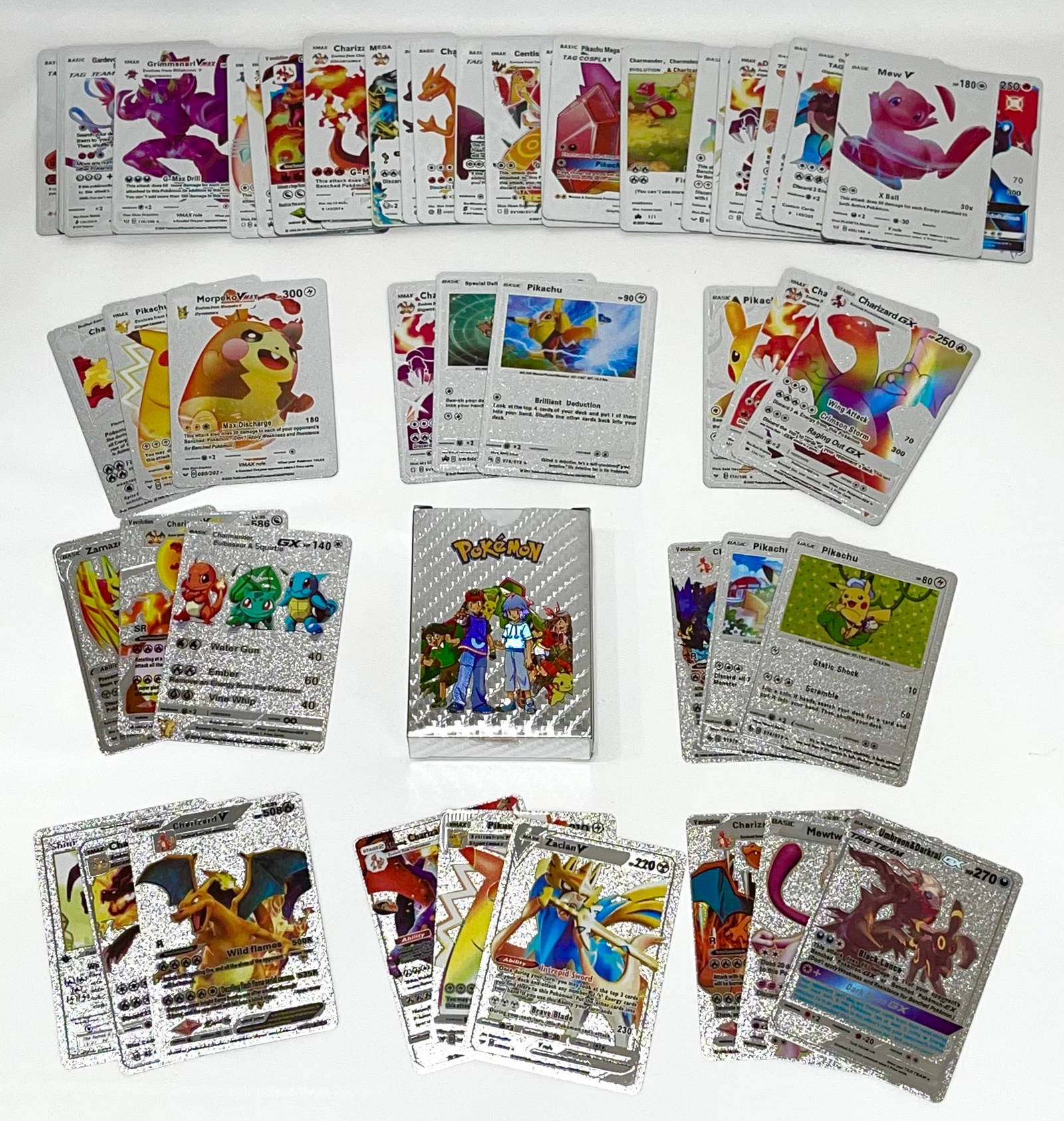 Rare Set Of Silver Plated Pokemon Cards In Original Box Auction