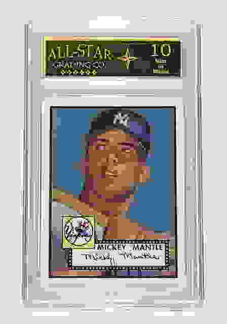 Mickey Mantle 1952 Topps Rp Rookie Baseball Card Auction