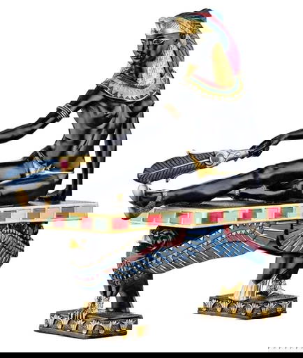 Stunning Queen Of Egypt Cleopatra Seductive Pose Statue