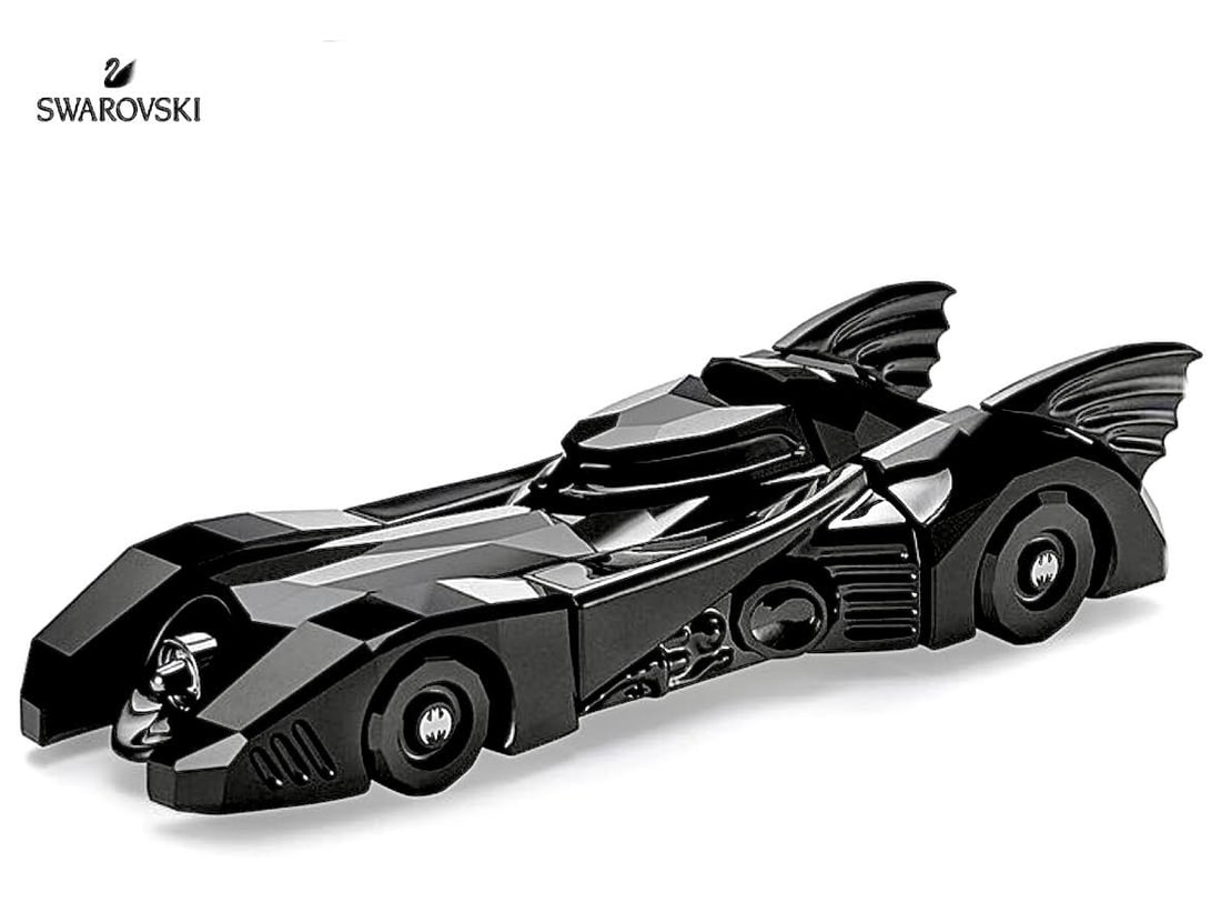 Retired Dc Comics Swarovski Crystal Batman Batmobile With Box Auction