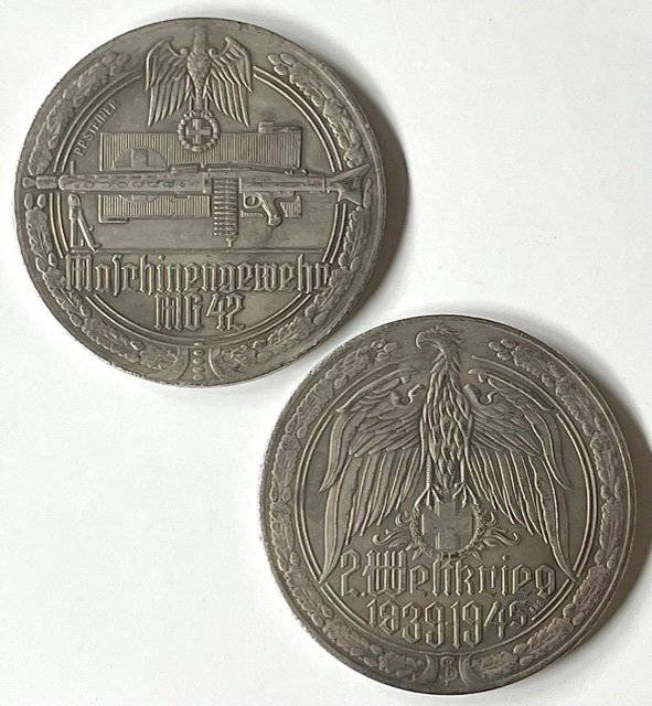 1939 – 1945 German Silver Ww2 Weltkrieg Medallion Coin Auction