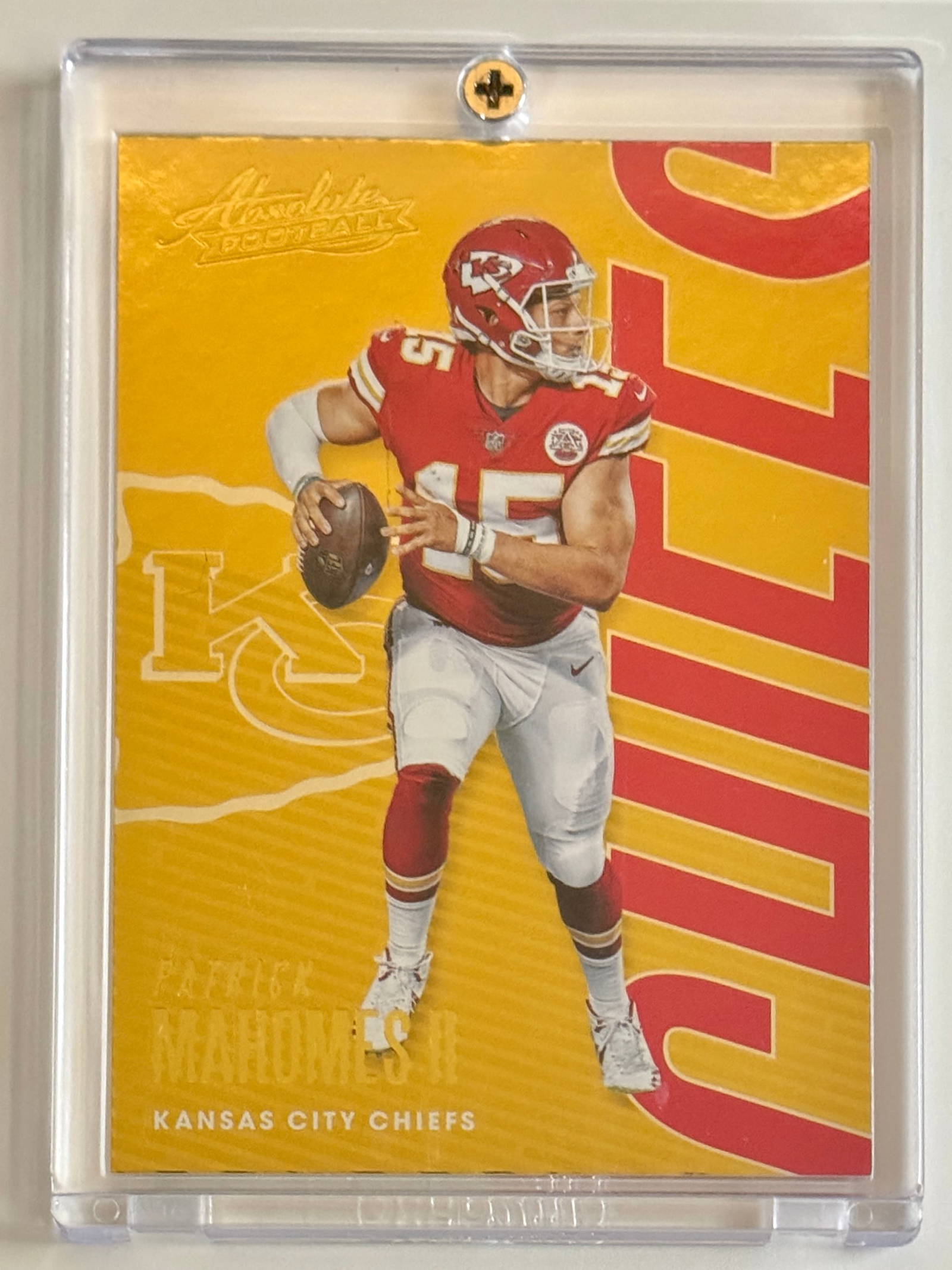 Patrick Mahomes Panini Absolute Rookie Season Football Card Auction