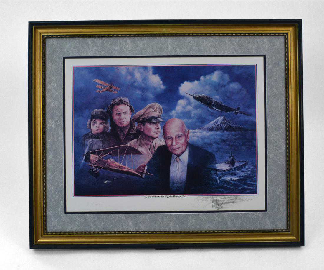 Celebratory Jimmy Doolittle Print signed by Doolittle Celebratory Jimmy Doolittle Print signed by Doolittle