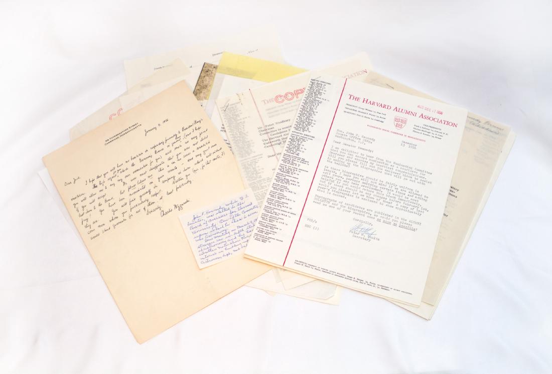 Letters To Jfk From Harvard