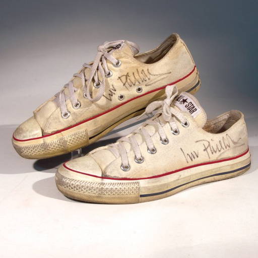 Phil Collins Autographed Converse Sneakers
