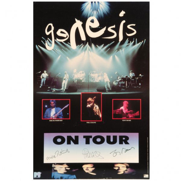 944: Genesis Autographed Tour Poster