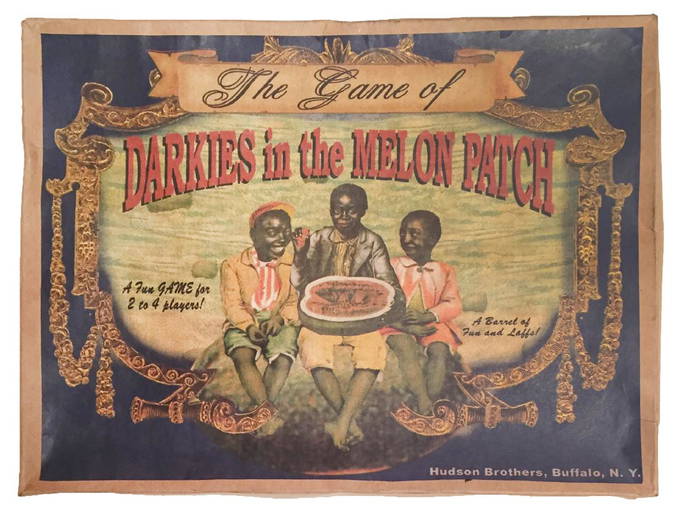 "darkies In The Melon Patch" Board Game