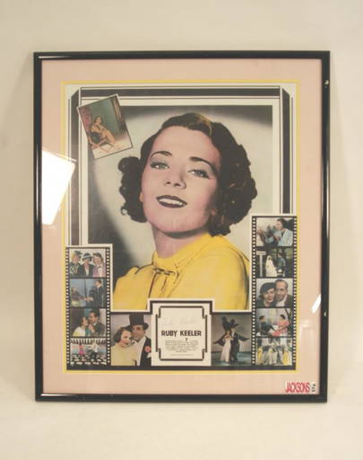Ruby Keeler Signed Lithograph