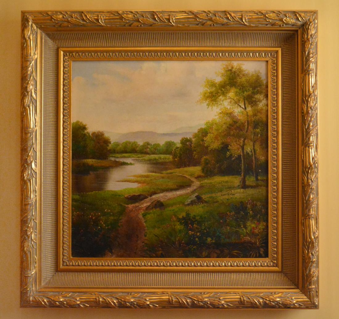 G. Lambert, Oil. Path to a Lake.