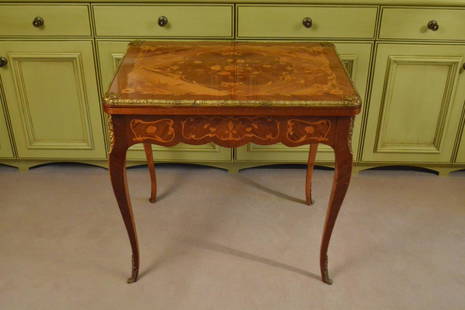 A Rare 18th/19th Century French Game Table