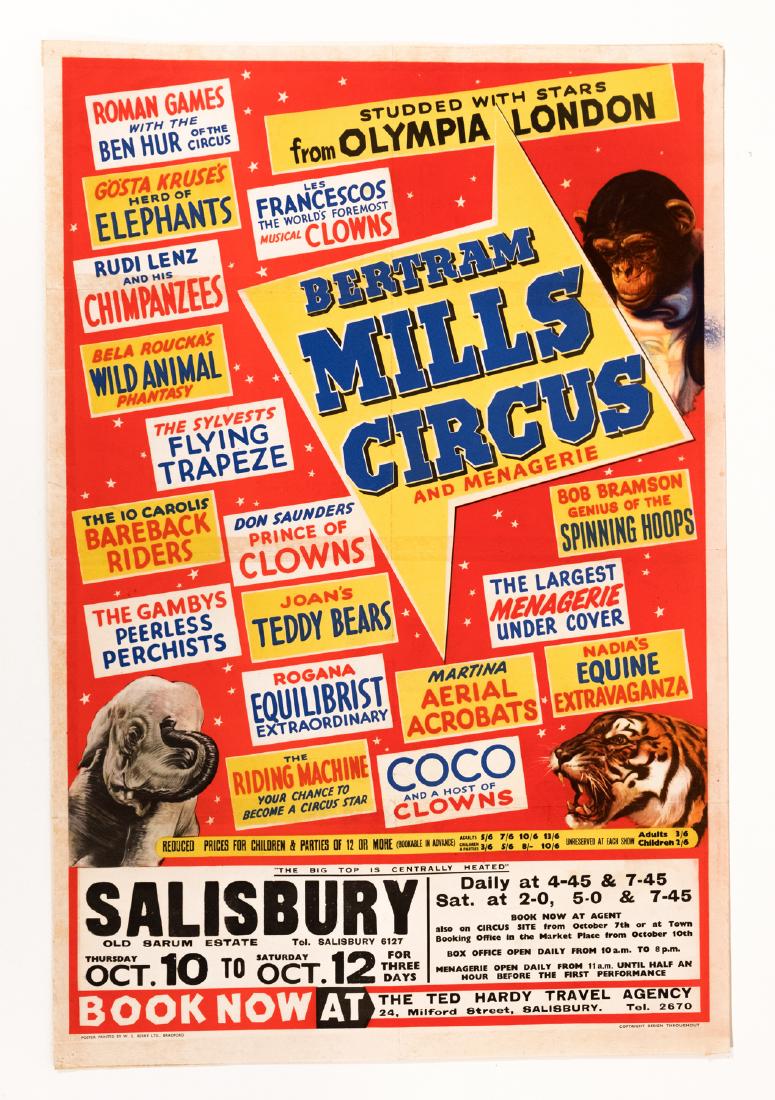 English Circus Poster
