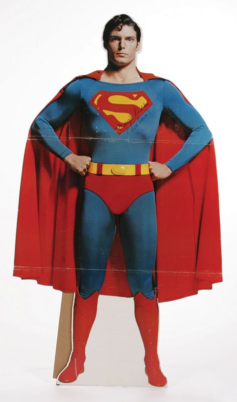 "Superman" Standee Signed By Margot Kidder
