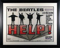 Beatles "Help" Movie Poster - Mar 16, 2008 | Guernsey's in NY