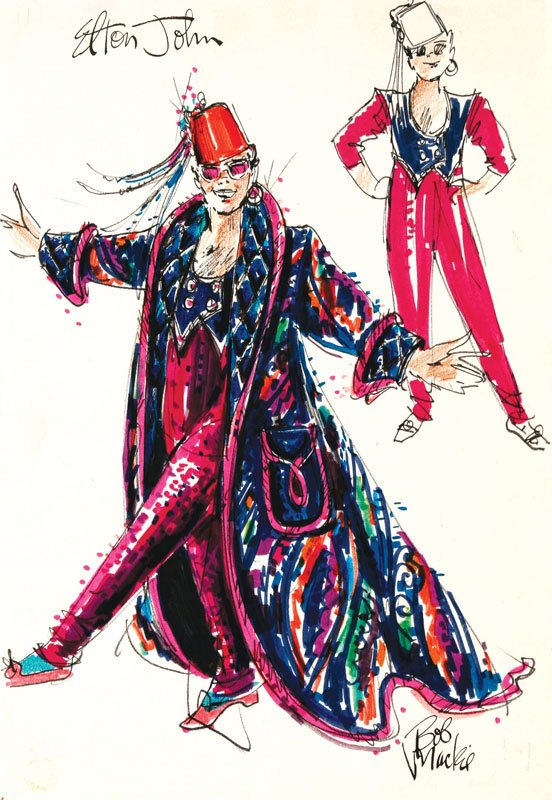 Bob Mackie Design For Elton John