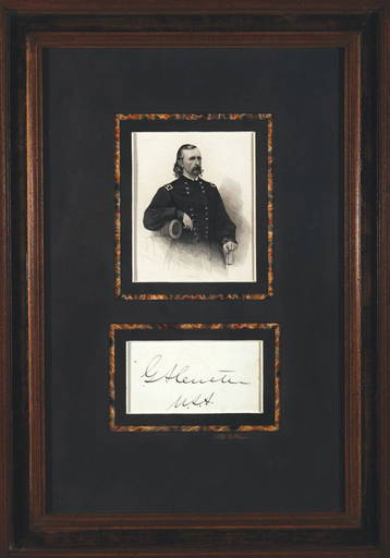 General Custer Autograph - Mar 16, 2008 | Guernsey's in NY
