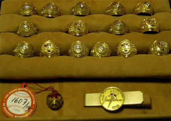 75C: Del Webb 1947-64 Yankees World Series Rings