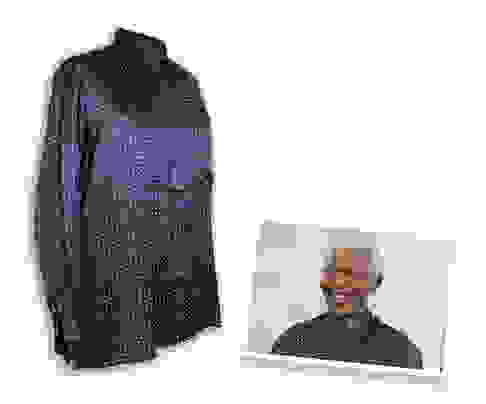 Nelson Mandela’s Grey And Black “madiba” Shirt Auction