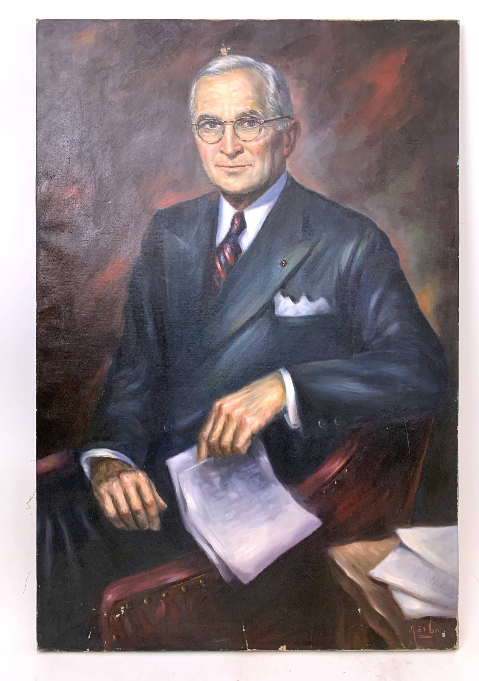 President Harry Truman, Portrait By Norman Garbo - Nov 22, 2024 ...