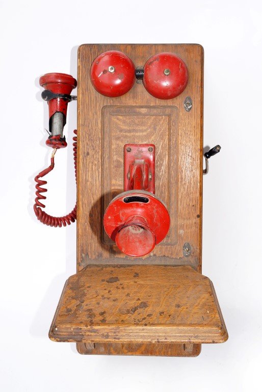Oak Cased Telephone
