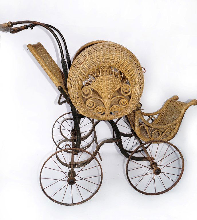 Victorian Wicker Stroller - Jul 15, 2013 | Guernsey's in PA