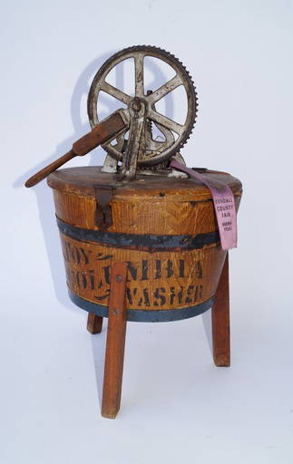 Wooden and Cast Iron Washer - Jul 15, 2013 | Guernsey's in PA