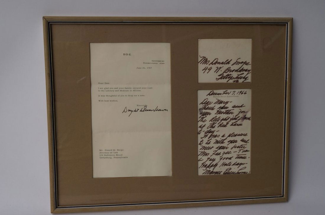 Dwight & Mamie Eisenhower Letters