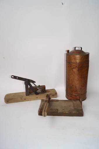 Copper Dynamite Warmer, Fuse Cutter, Cap Crimper