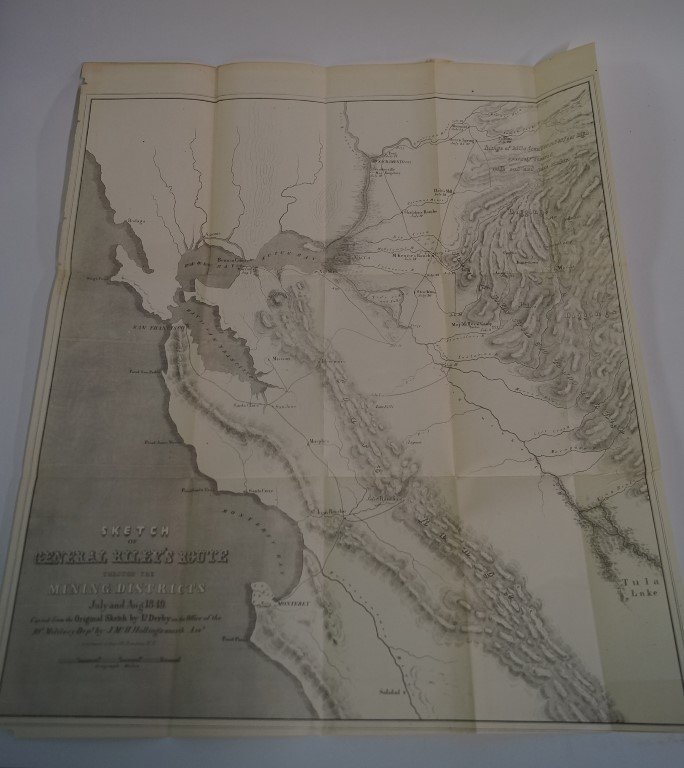 Map of General Riley's Mining Districts Route - Oct 08, 2013 | Guernsey ...