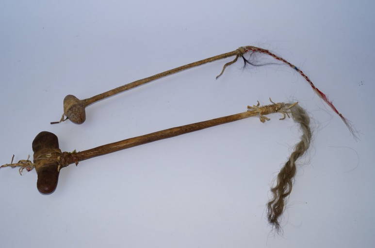 American Indian Stone Clubs.