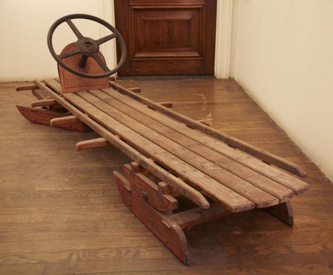 VINTAGE BOBSLED C. 1940 : Lot 378