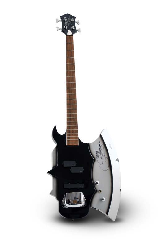 Signed Gene Simmons AXE Bass