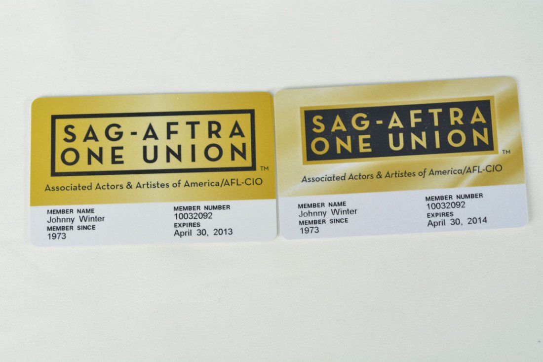 SAG-AFTRA ONE UNION Cards - Oct 01, 2016 | Guernsey's in NY
