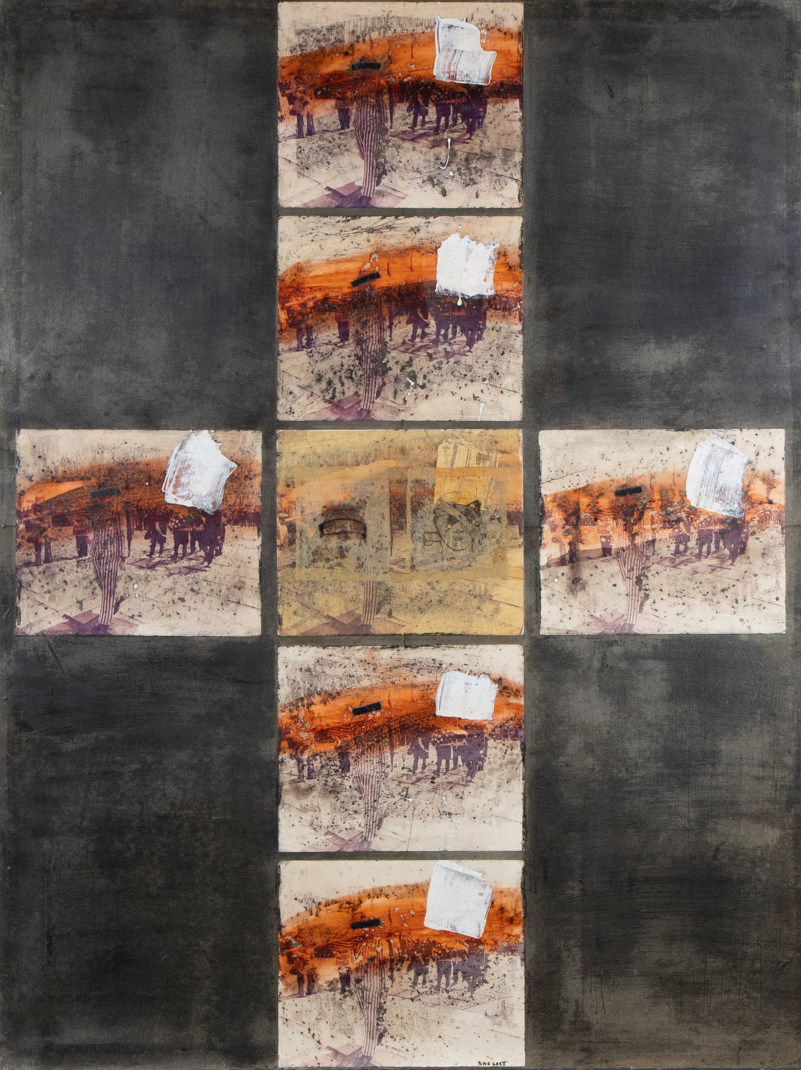 Suzy De Laet (1954), Oil On Panel Stille Schimmen, Signed And Dated '91 ...