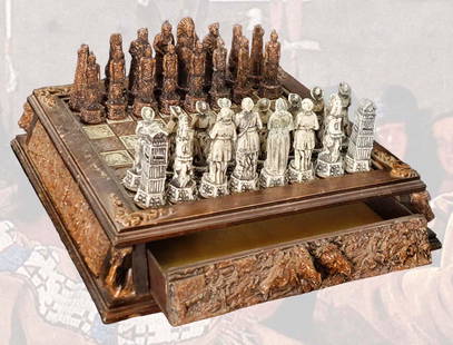 Cowboy & Indian Chess Set