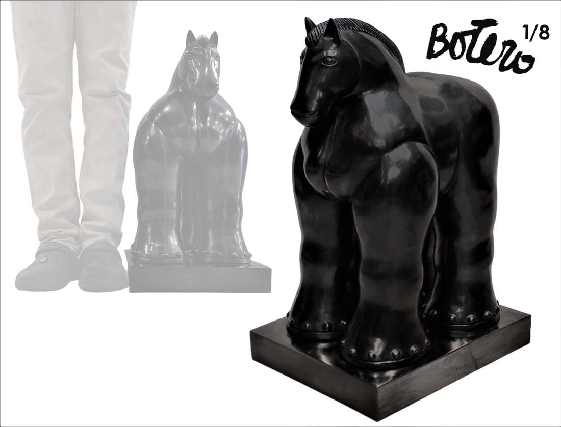 Large Fernando Botero Horse, Signed And Numbered Grand Cavallo