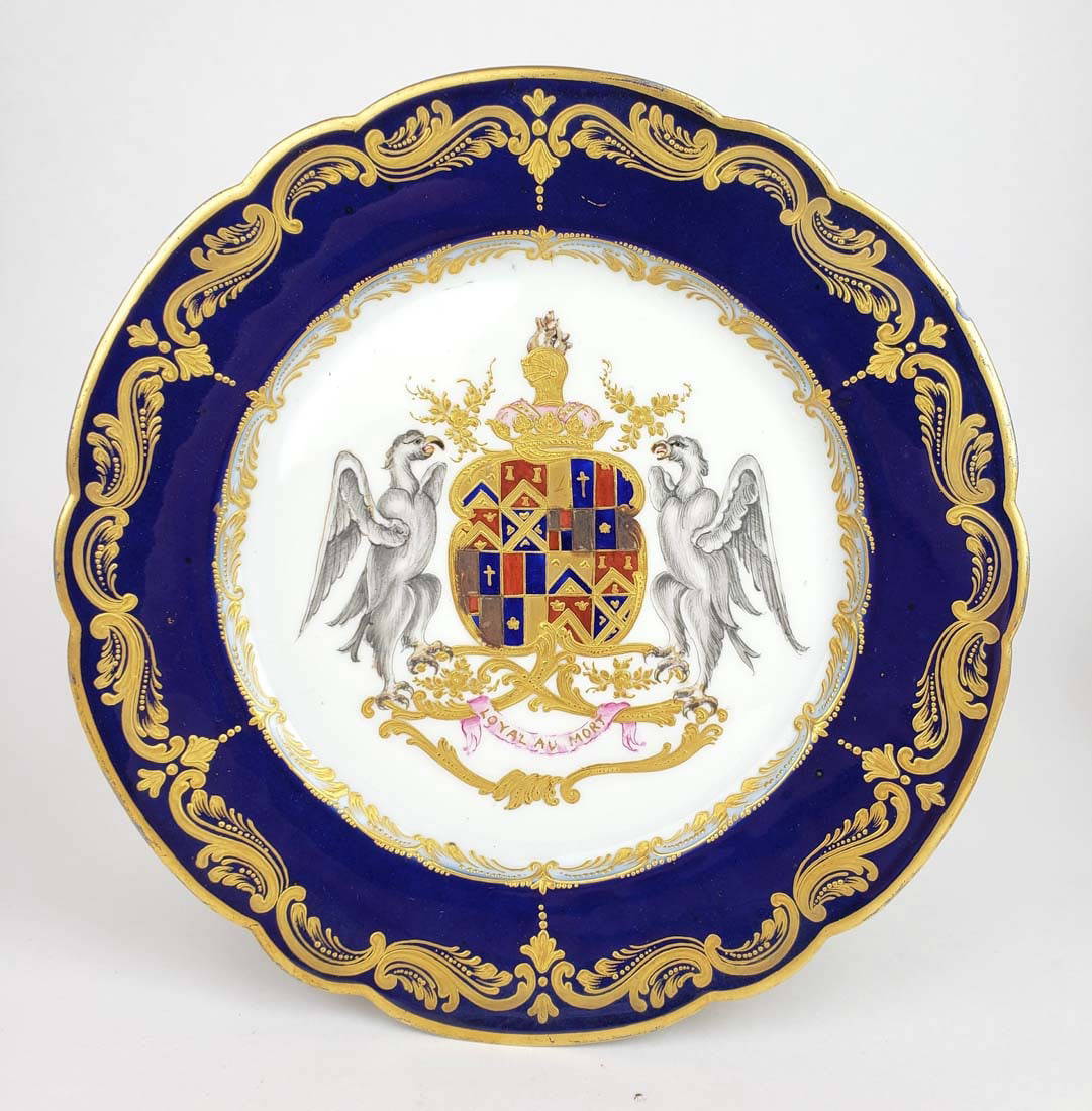 19th C. Dresden Porcelain Cabinet Plate Auction