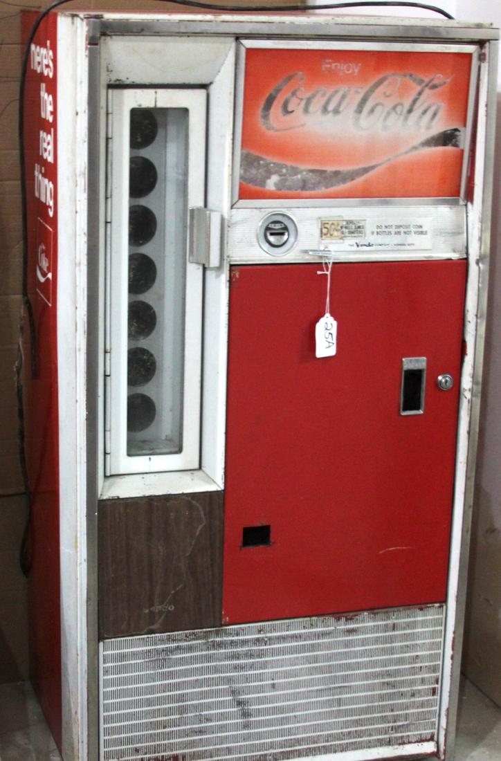 A Vintage 1960's Vendo Coke Machine