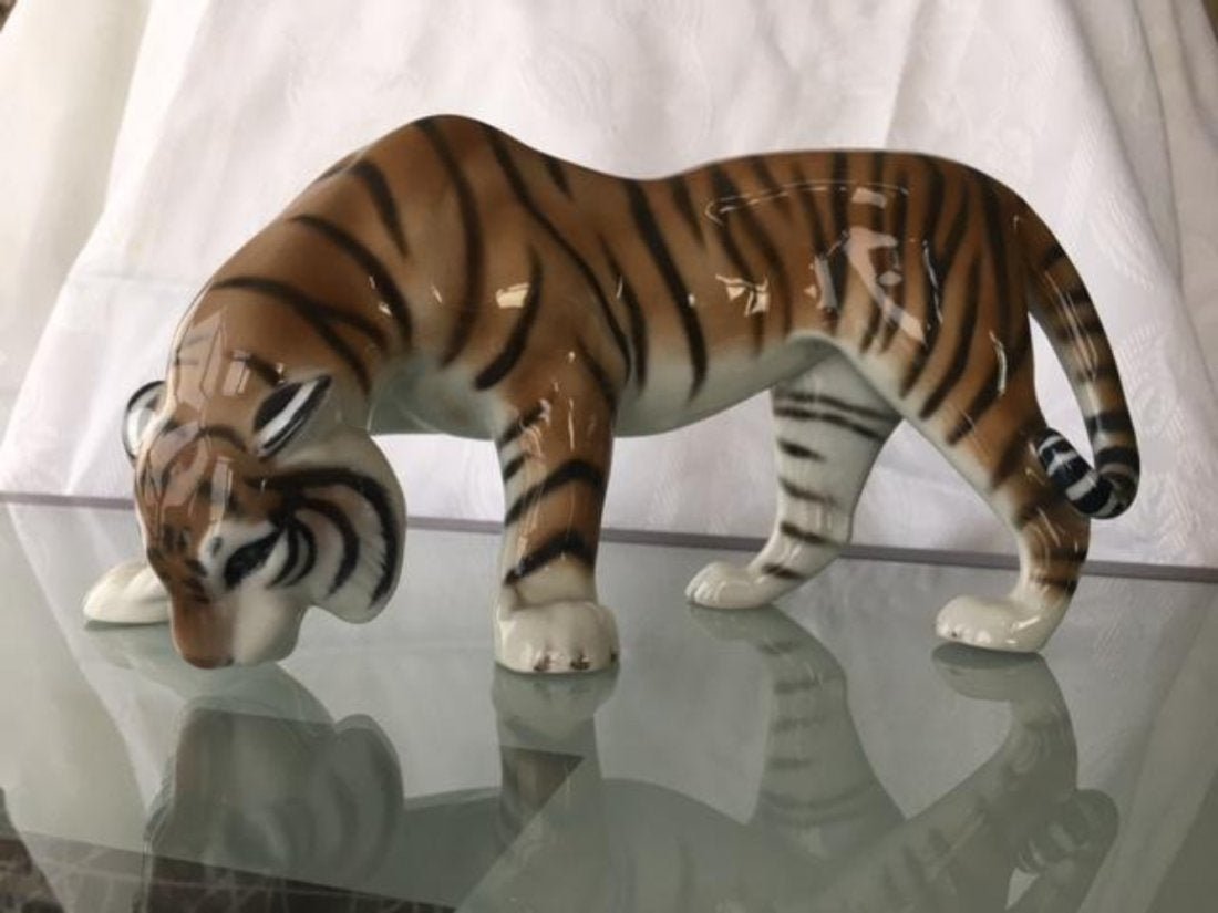 Rosenthal Bavaria Large Porcelain Tiger Figurine - Aug 10, 2019 | Miami ...