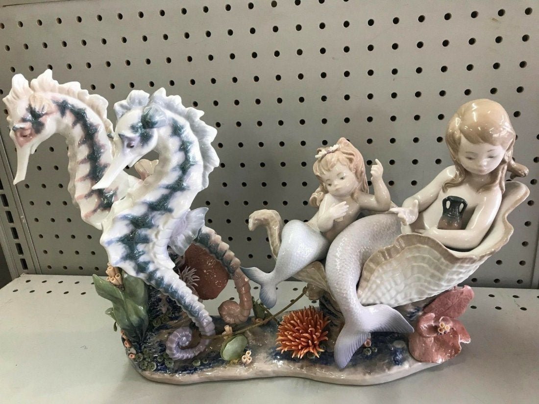 Buy RARE Lladro Porcelain Sculpture Underwater Journey | Miami Art ...