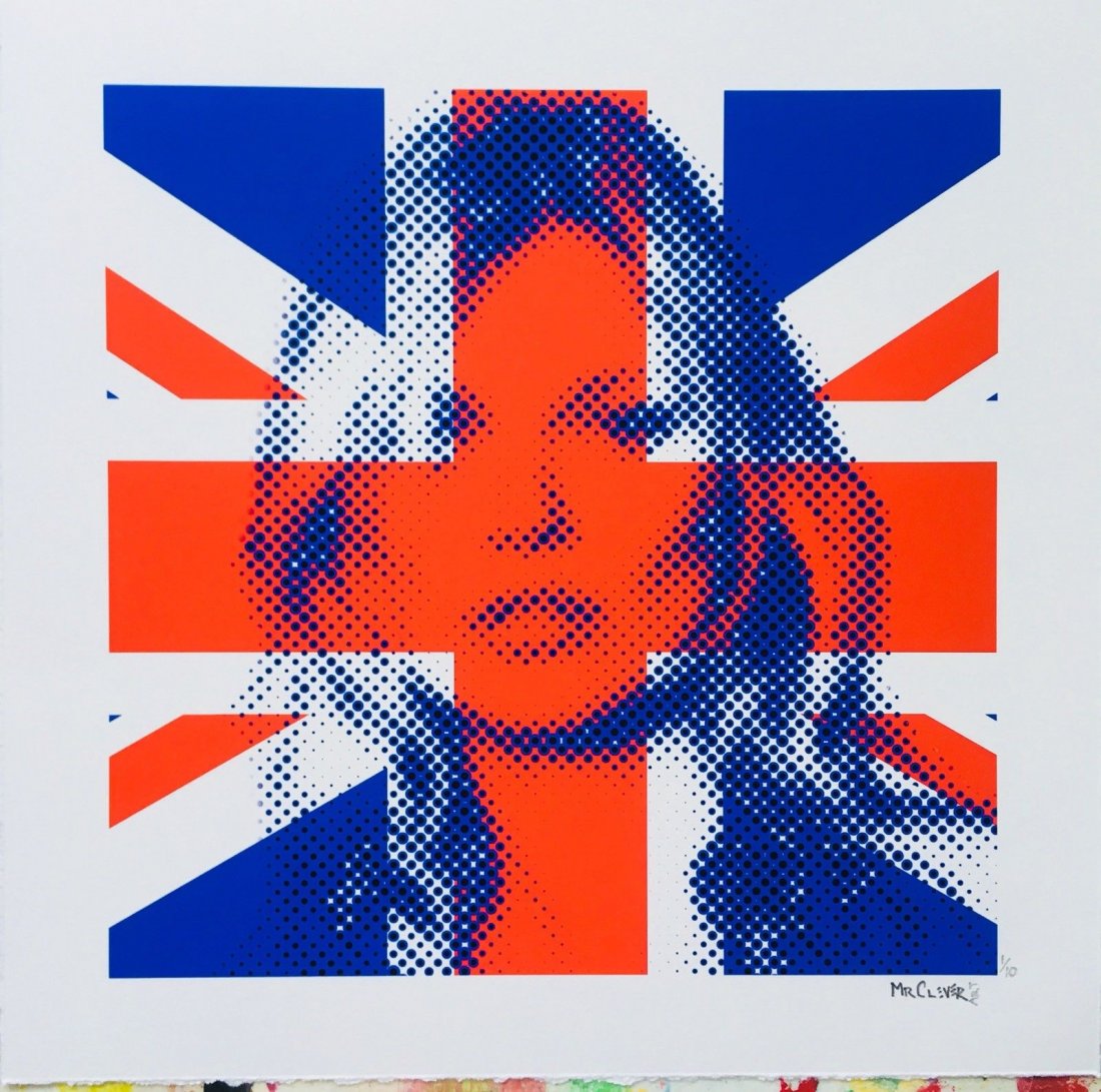 Kate Moss Union Jack Limited Print Mr Clever Art - Jul 12, 2019 ...