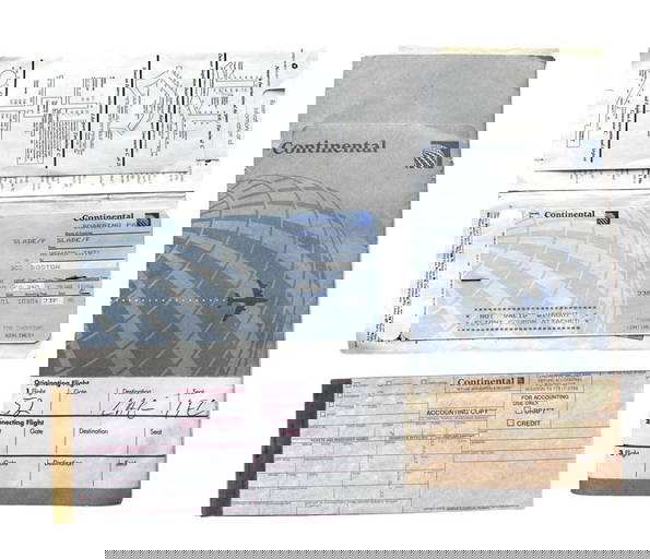 Scent Of A Woman (1992) Al Pacino (lt. Col. Frank Slade) Plane Ticket ...