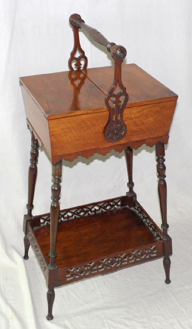 Victorian Walnut Sewing Box Stand.19thc - Jul 20, 2019 | Cooper ...